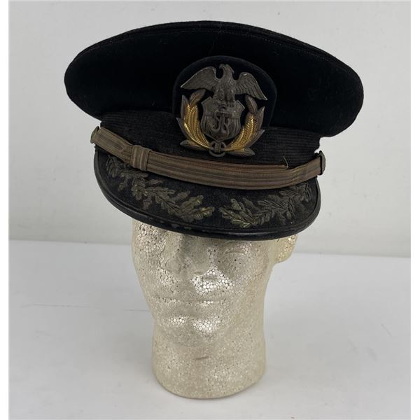 WW2 Merchant Marine US Navy Officers Hat