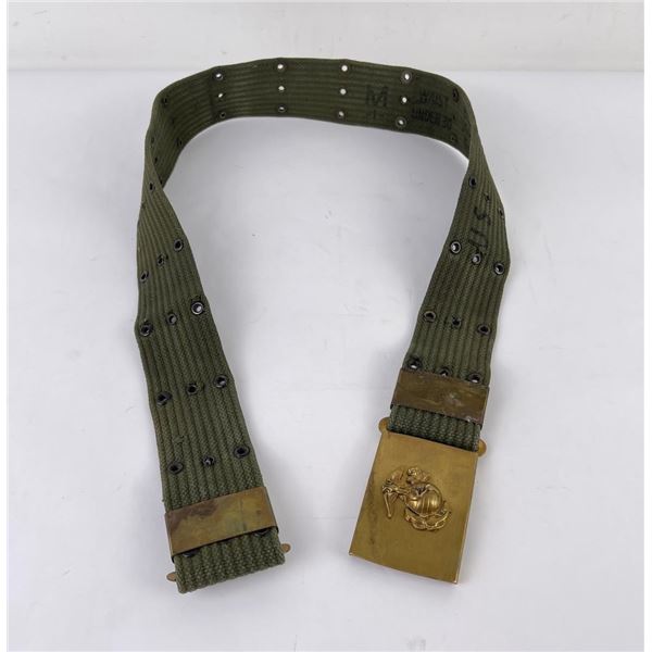 Vietnam War USMC Marine Corps Pistol Web Belt