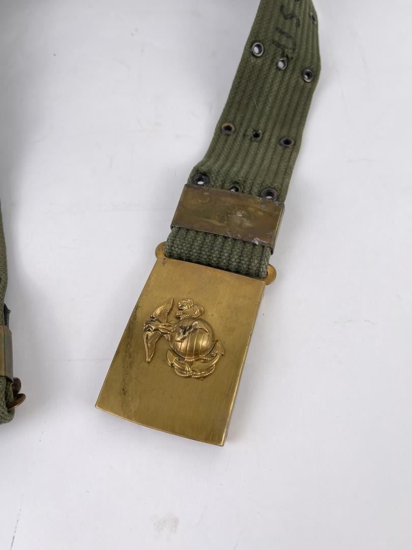 Vietnam War USMC Marine Corps Pistol Web Belt