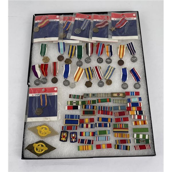 Miniature US Military Medals Ribbon Bars
