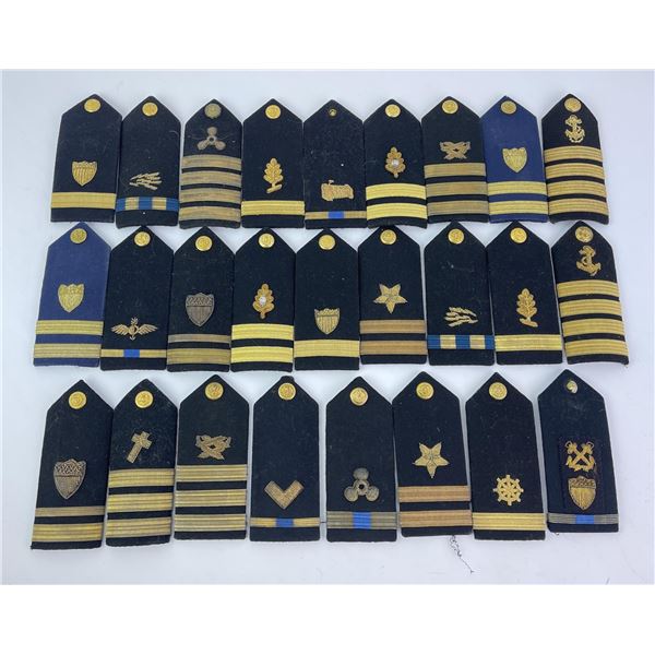Collection of US Navy Shoulder Boards