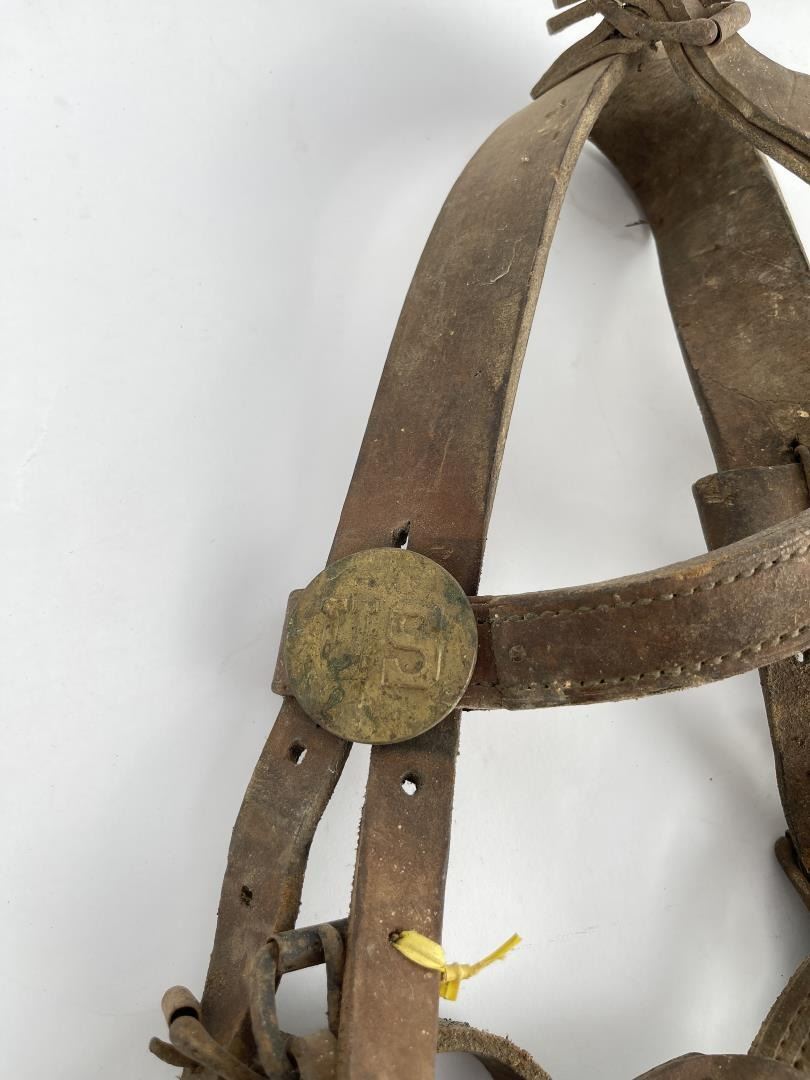 WW1 US Cavalry Leather Blinders