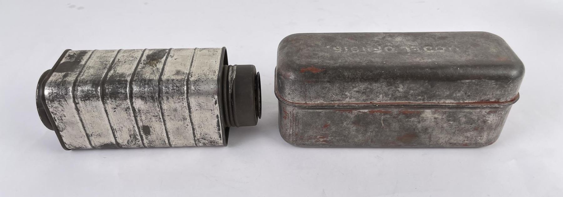 WW1 Condiment Tin (Coffee, Sugar, Salt) Bacon Tin