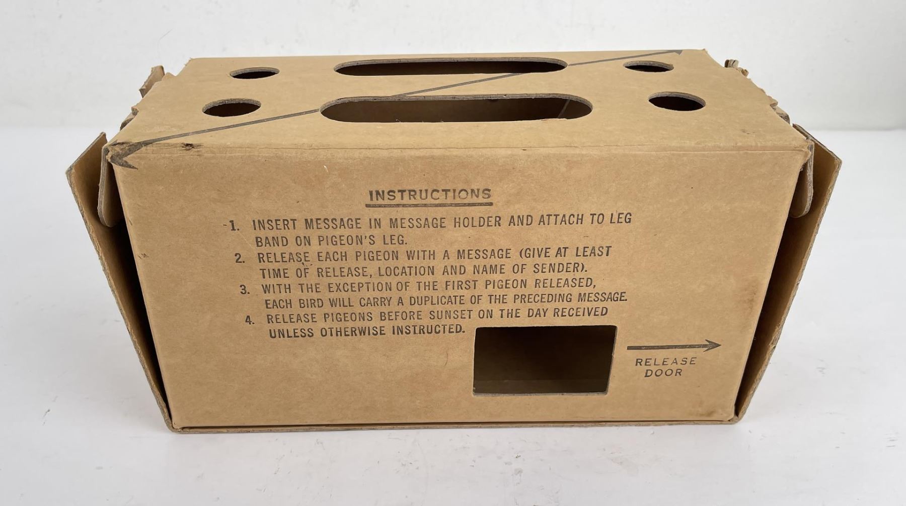 WW2 Two Bird Pigeon Container PG-107/PB