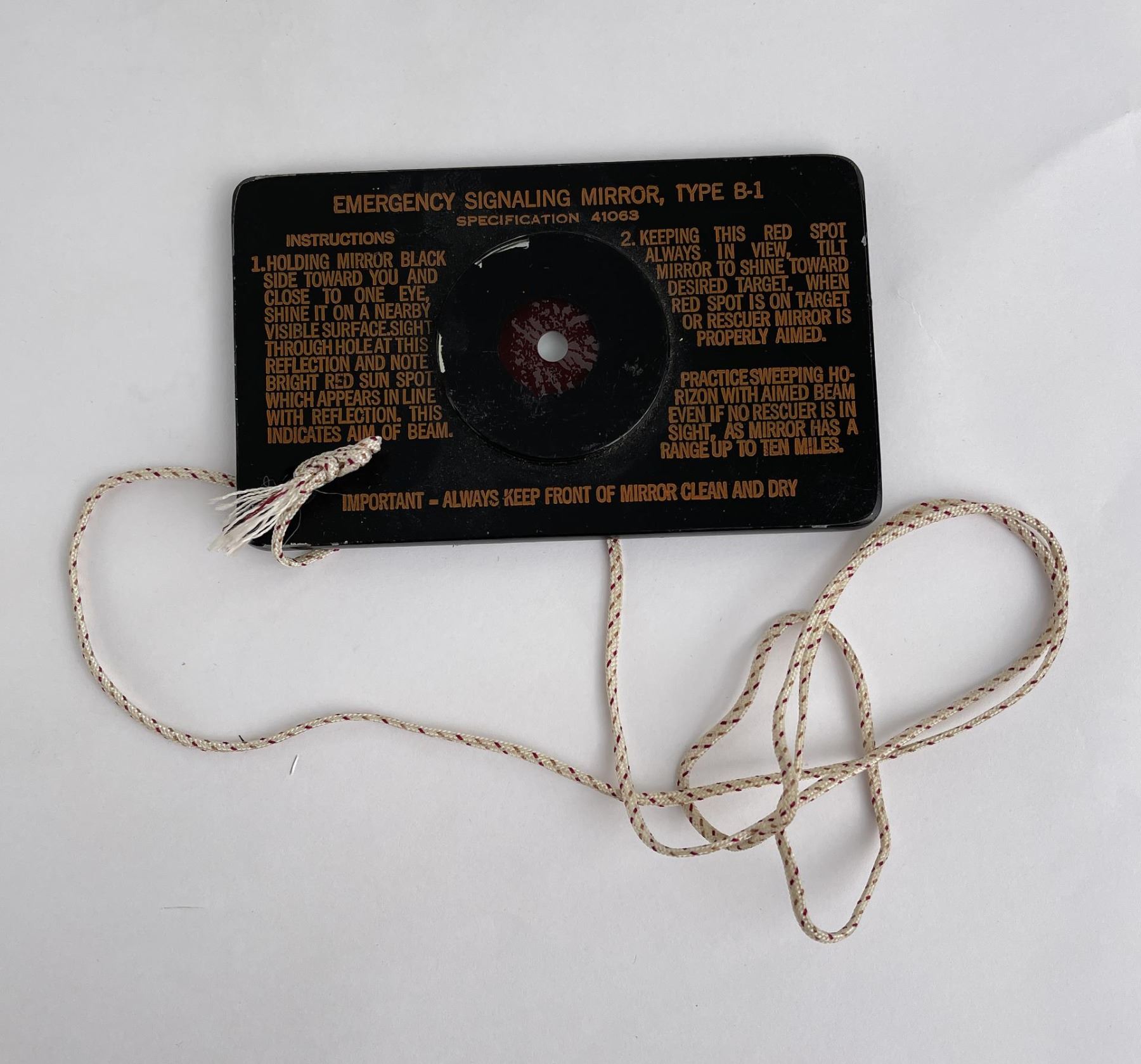 WW2 Emergency Signal Mirror Type B1