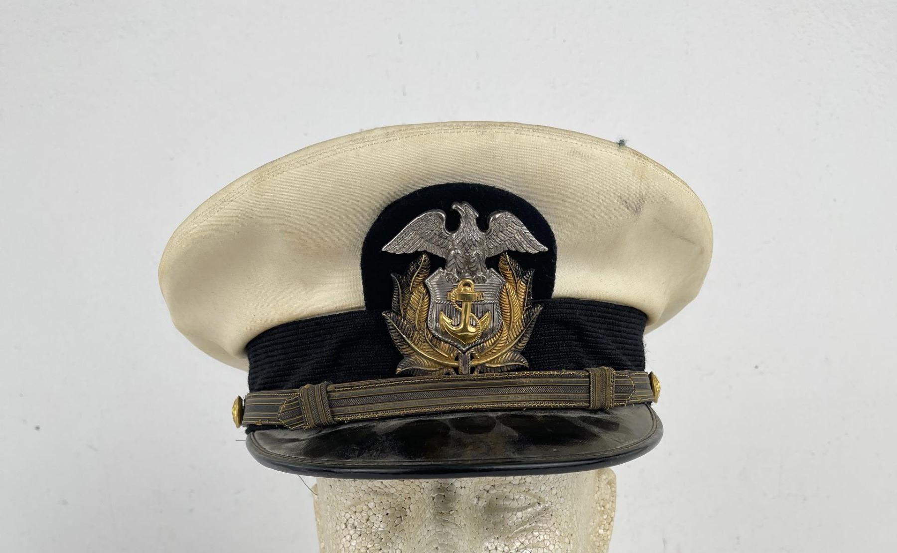WW2 Merchant Marine US Navy Officers Hat
