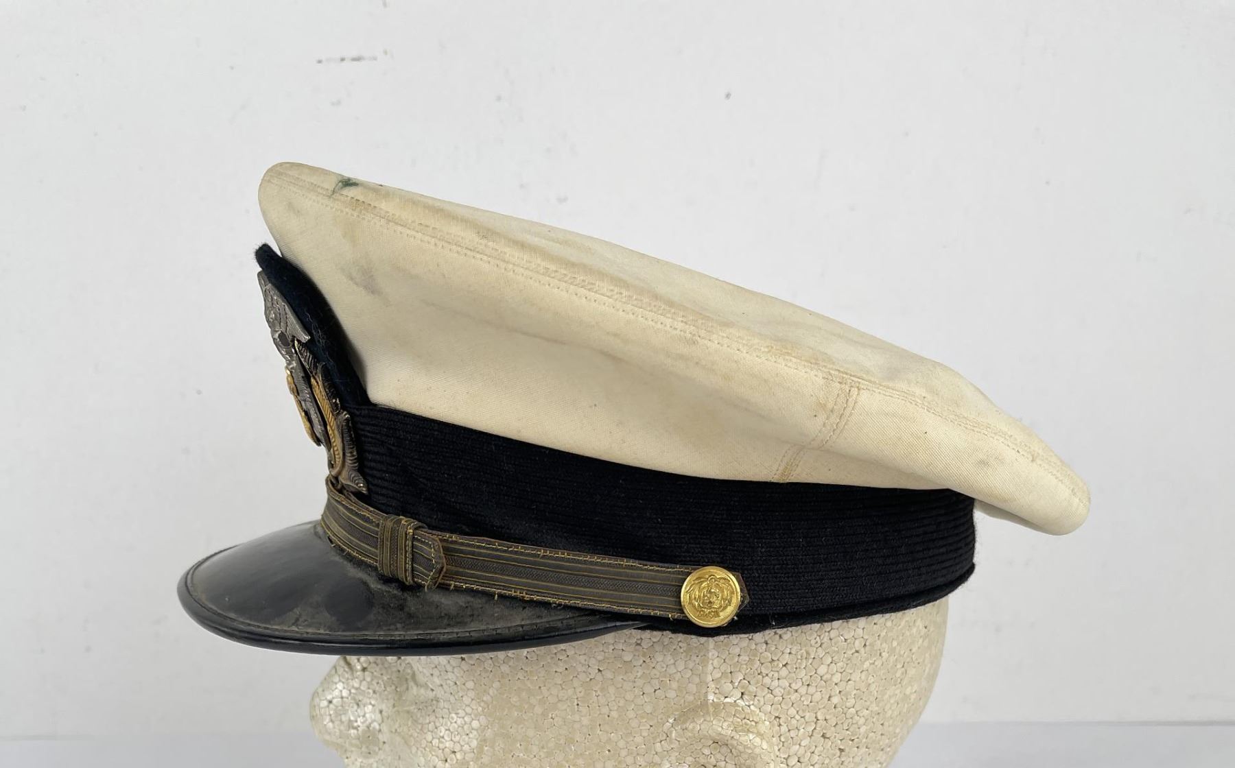 WW2 Merchant Marine US Navy Officers Hat