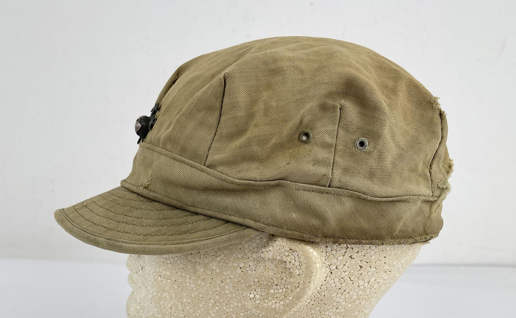 WW2 HBT Herringbone USMC Marine Corps Hat