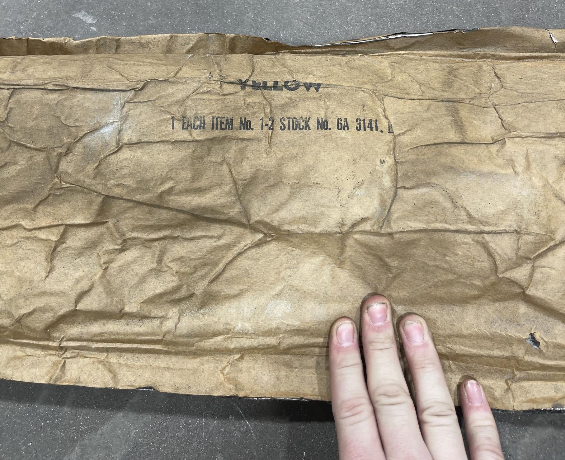 WW2 US Airborne Pathfinders Yellow Panel Marker