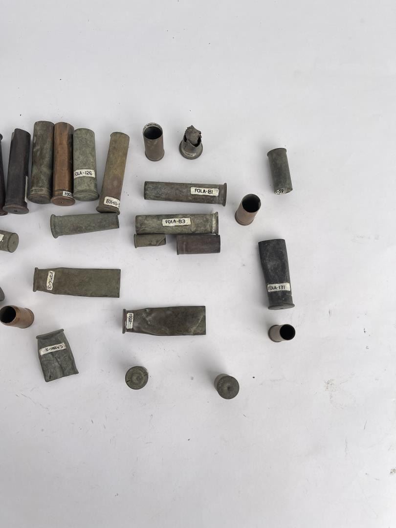 Assorted Indian War Primed Cartridge Cases