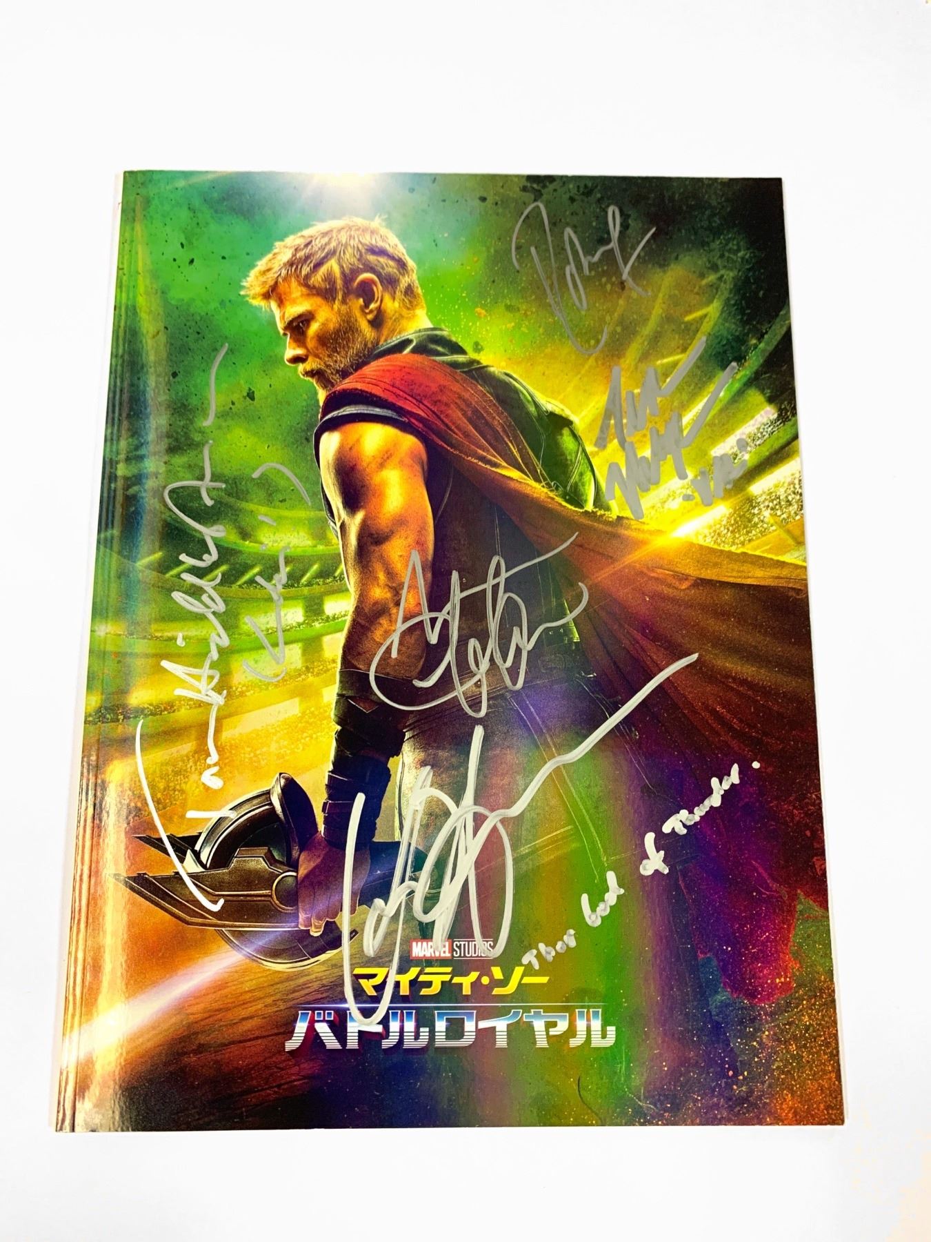 Signed Thor Ragnarok Picture Book
