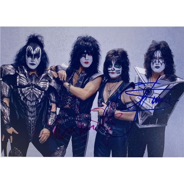 Autograph Signed KISS Photo