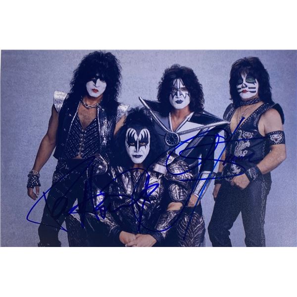 Autograph Signed KISS Photo