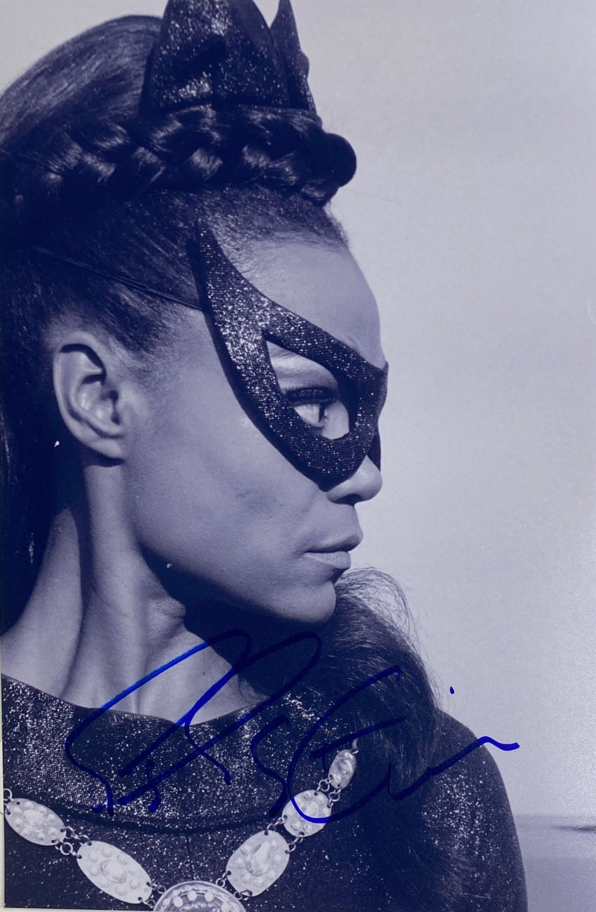 Autograph Signed Eartha Kitt Photo