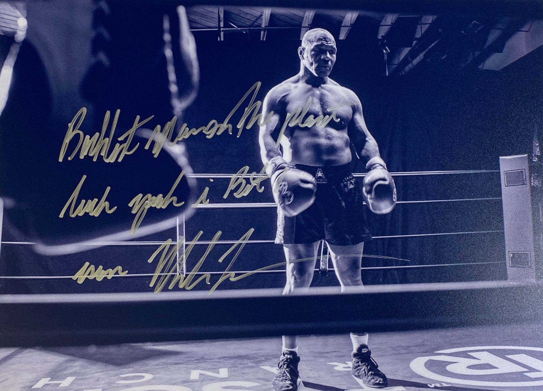 Autograph Signed Mike Tyson Photo