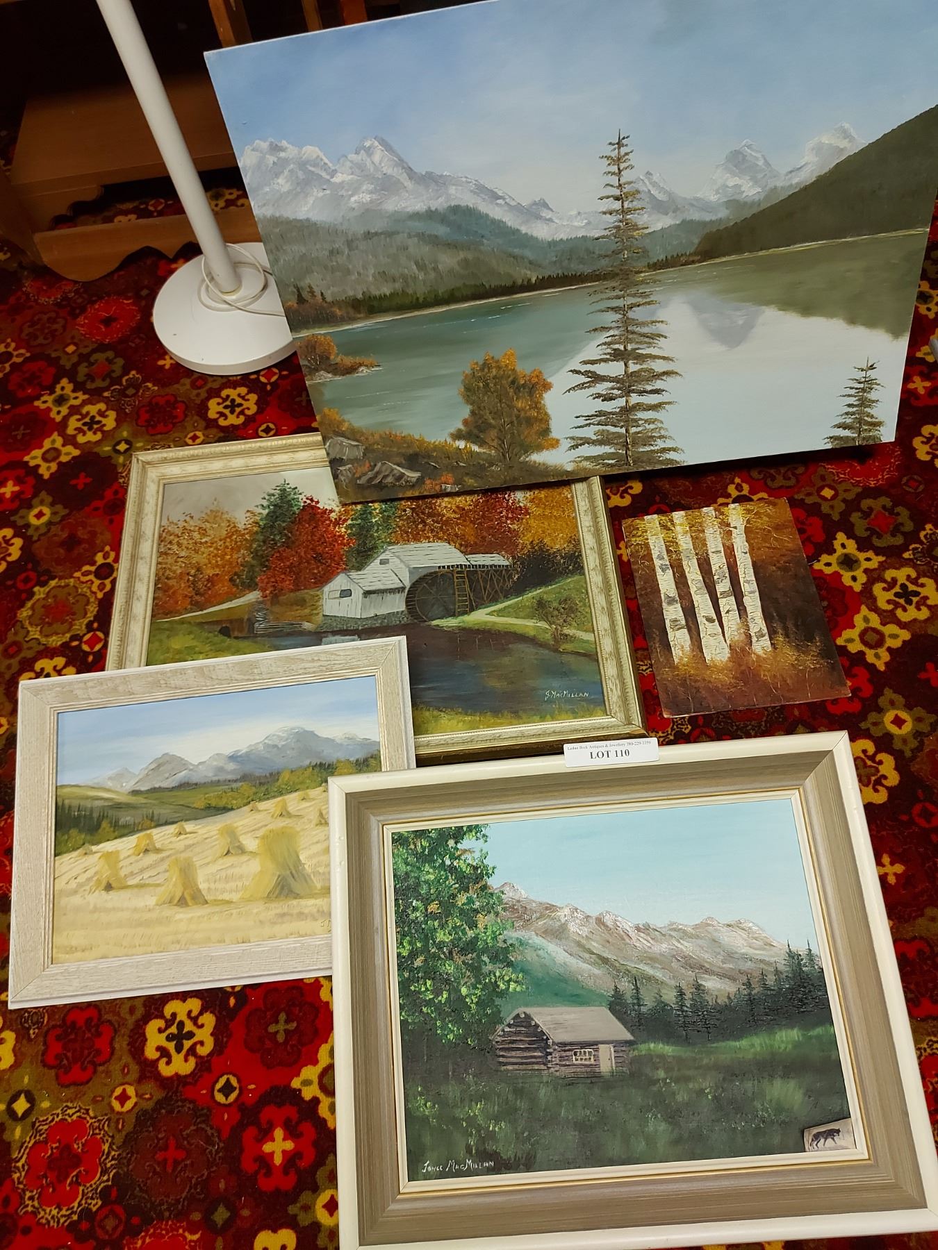 Joyce McMillan 5 Paintings - Beck Auctions Inc. Joyce McMillan 5 Paintings - Beck Auctions Inc.