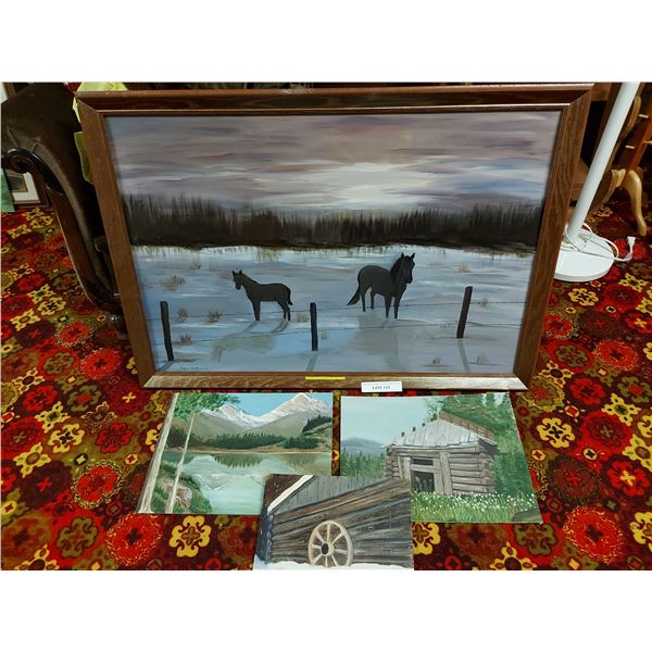 4 Various Joyce McMillan Paintings 4 Various Joyce McMillan Paintings