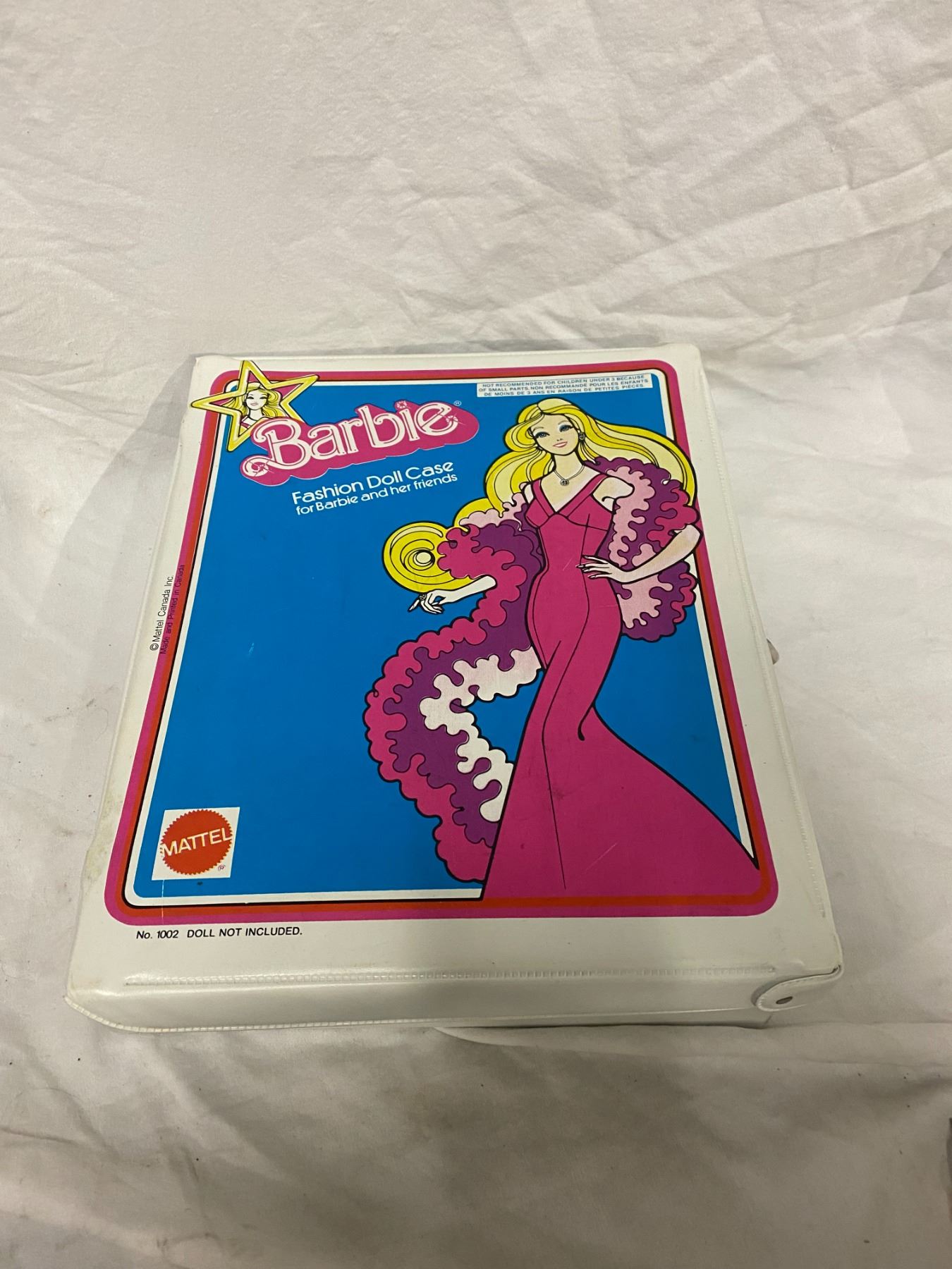 Vintage Barbie vase and clothing