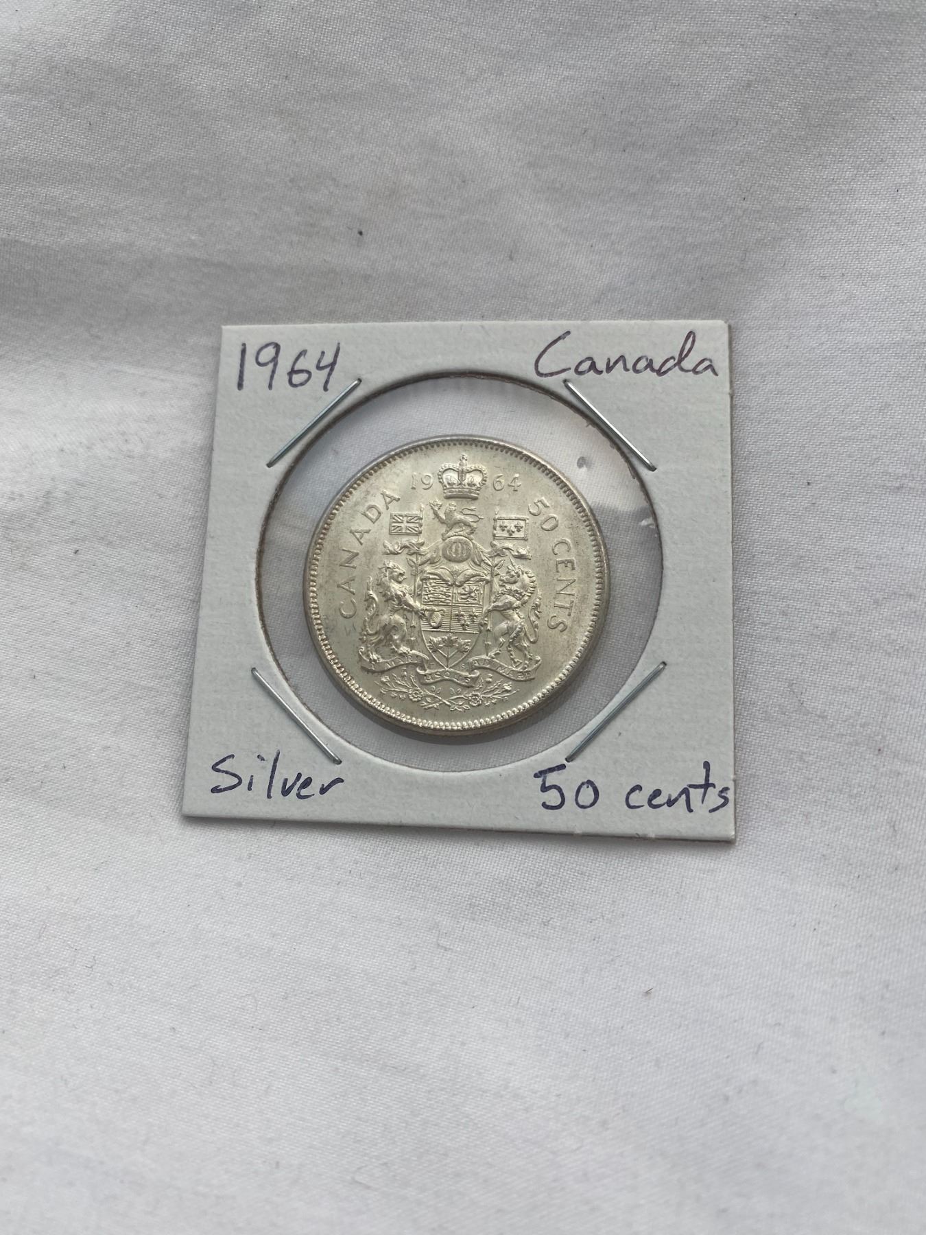 1964 silver .50 cent piece