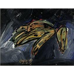 OIL ON CANVAS KARL KROGSTAD BANANAS