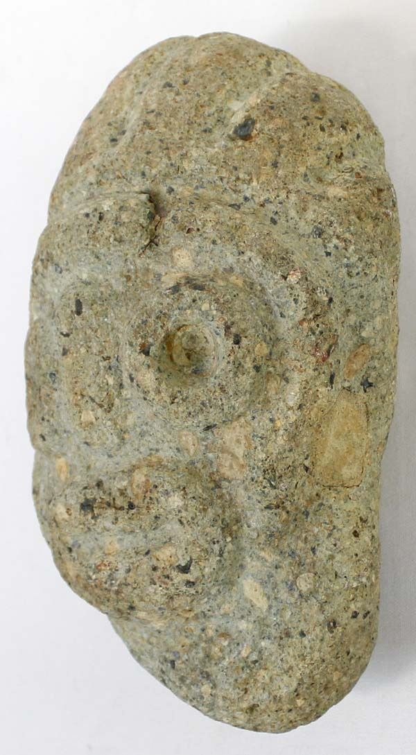 Mayan Style Carved Stone Face