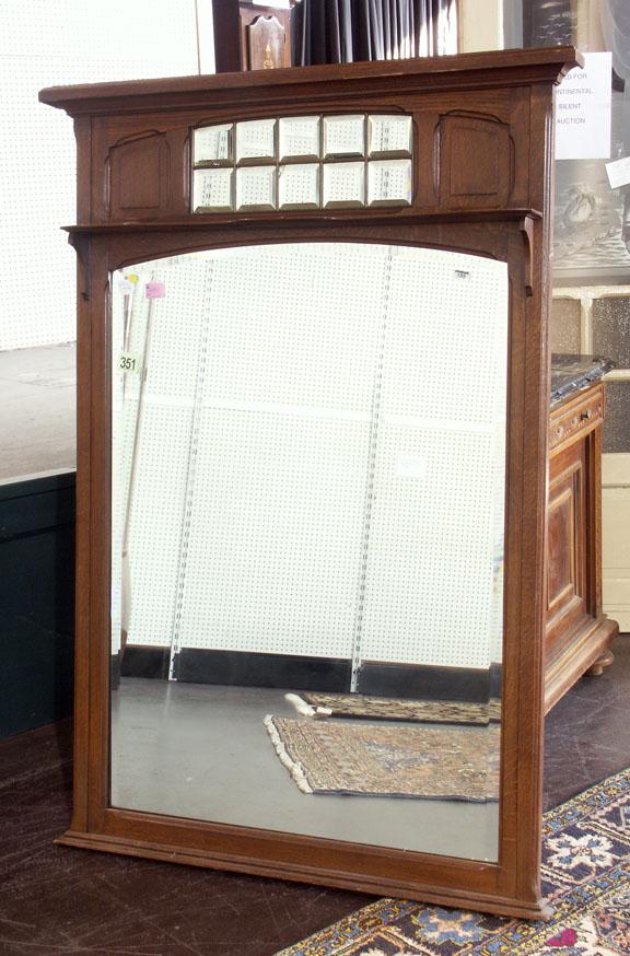 EDWARDIAN STYLE MANTEL MIRROR