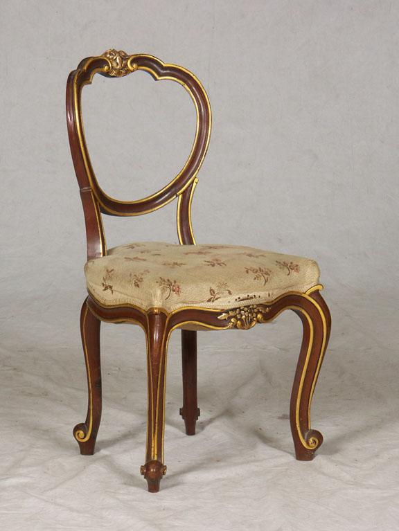 FRENCH ROCOCO BALLOON BACK CHAIR