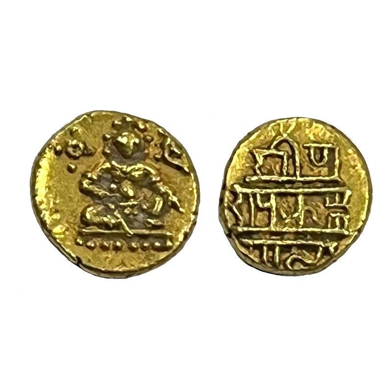 Vijayanagar Kingdom, Krishnadevaraya (c. 1509-1529 AD), Gold ½ Pagoda ...