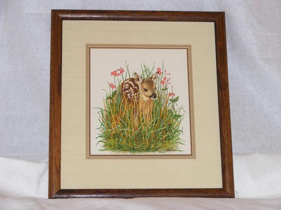 IRMA DAVIS SIGNED WATERCOLOR