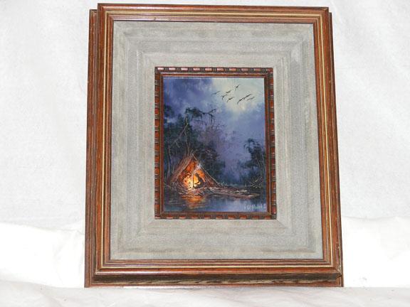 TED BLAYLOCK, ACRYLIC PAINTING