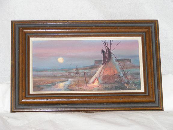 HULAN FLEMING OIL ON CANVAS