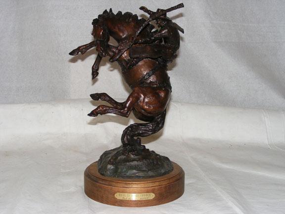 BOB SCRIVER BRONZE STATUE