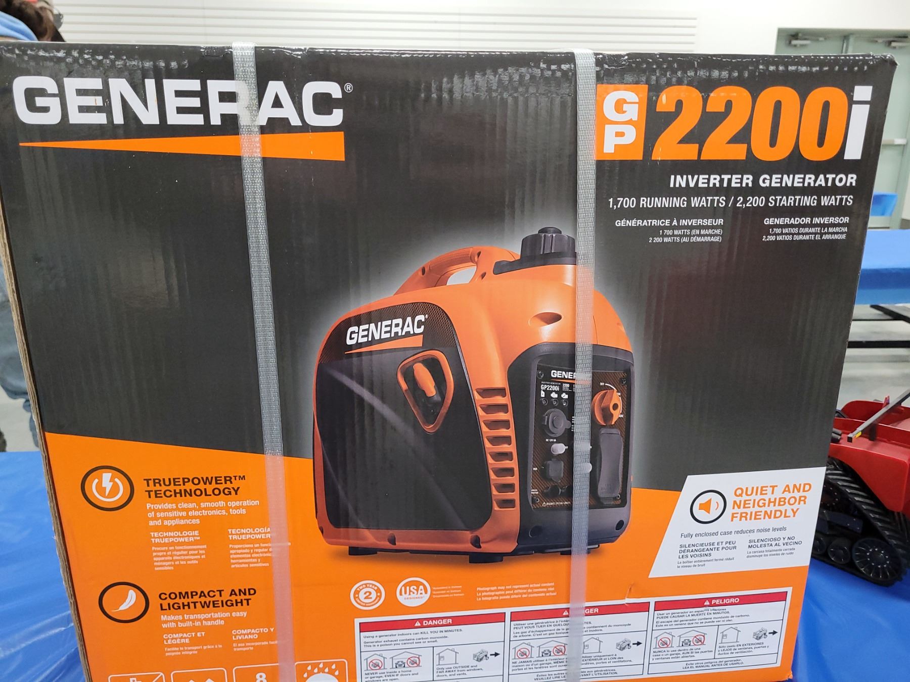 Generac GP2200 Generator, 1700 watts