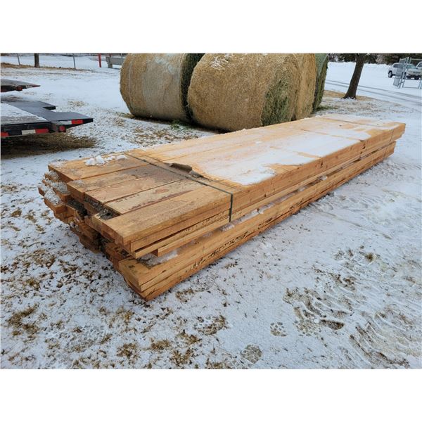 Rough cut lumber, 2x8x16 fir, 24 ct.