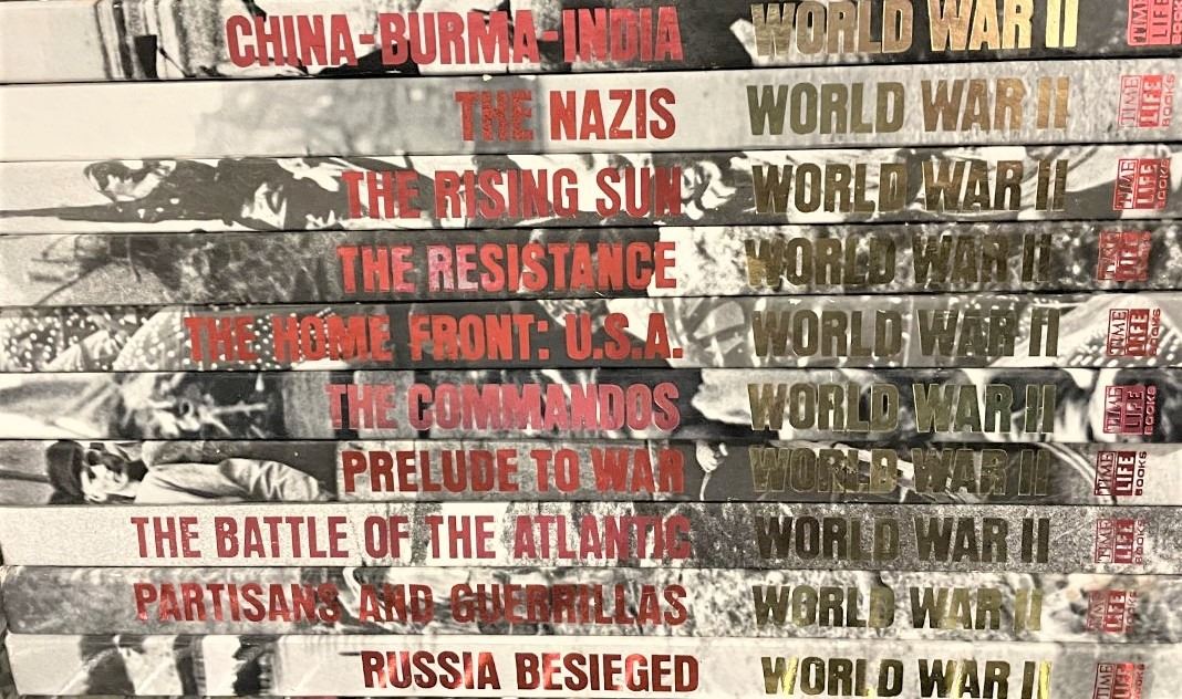 TEN VOLUMES Time Life WW2 encyclopedia set