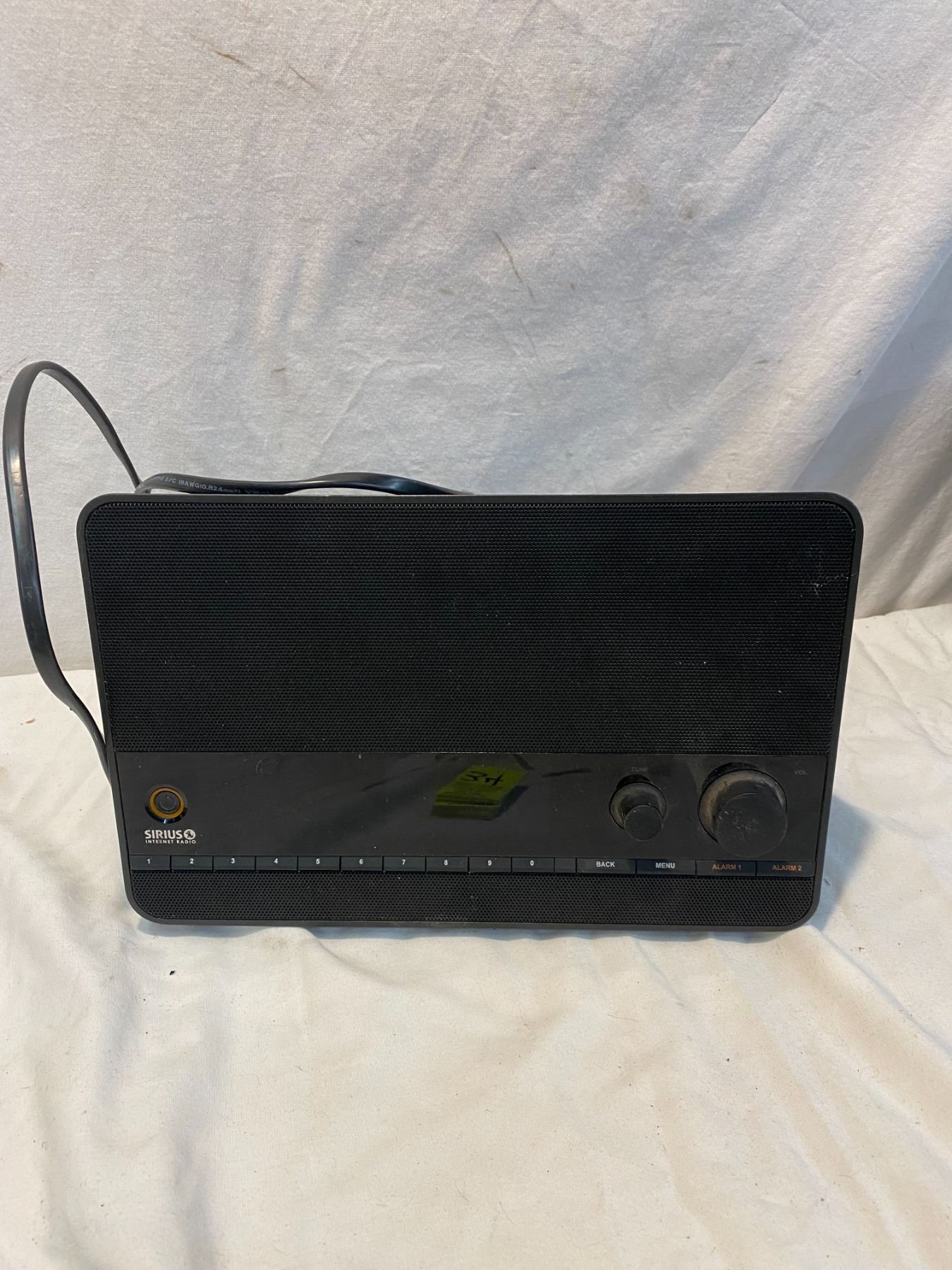 Sirius radio alarm clock
