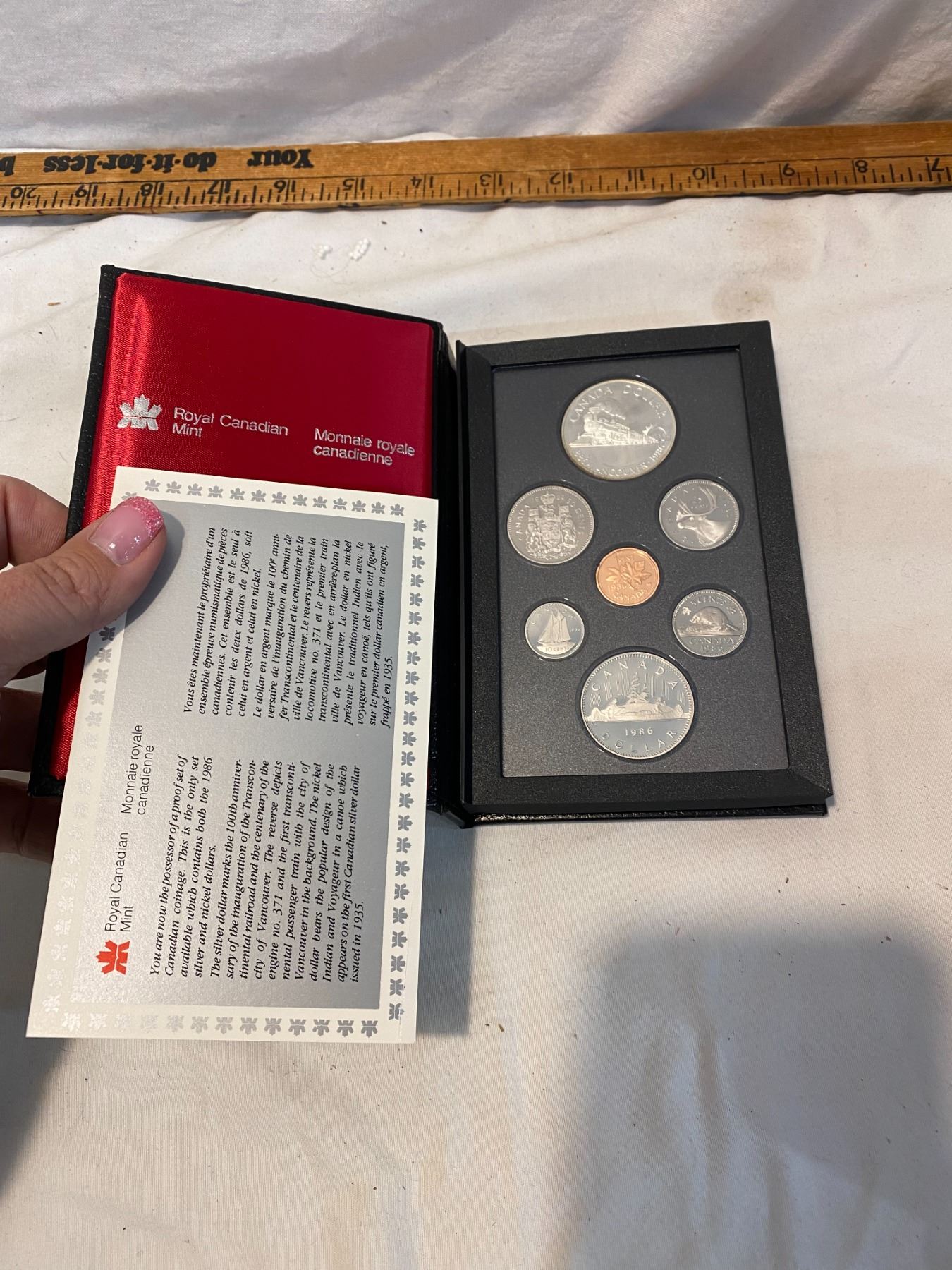 Royal Canadian mint coin set 1988