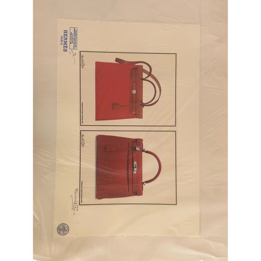Hermès Paris Birkin Bag Fairchild Paris Print Art Collection