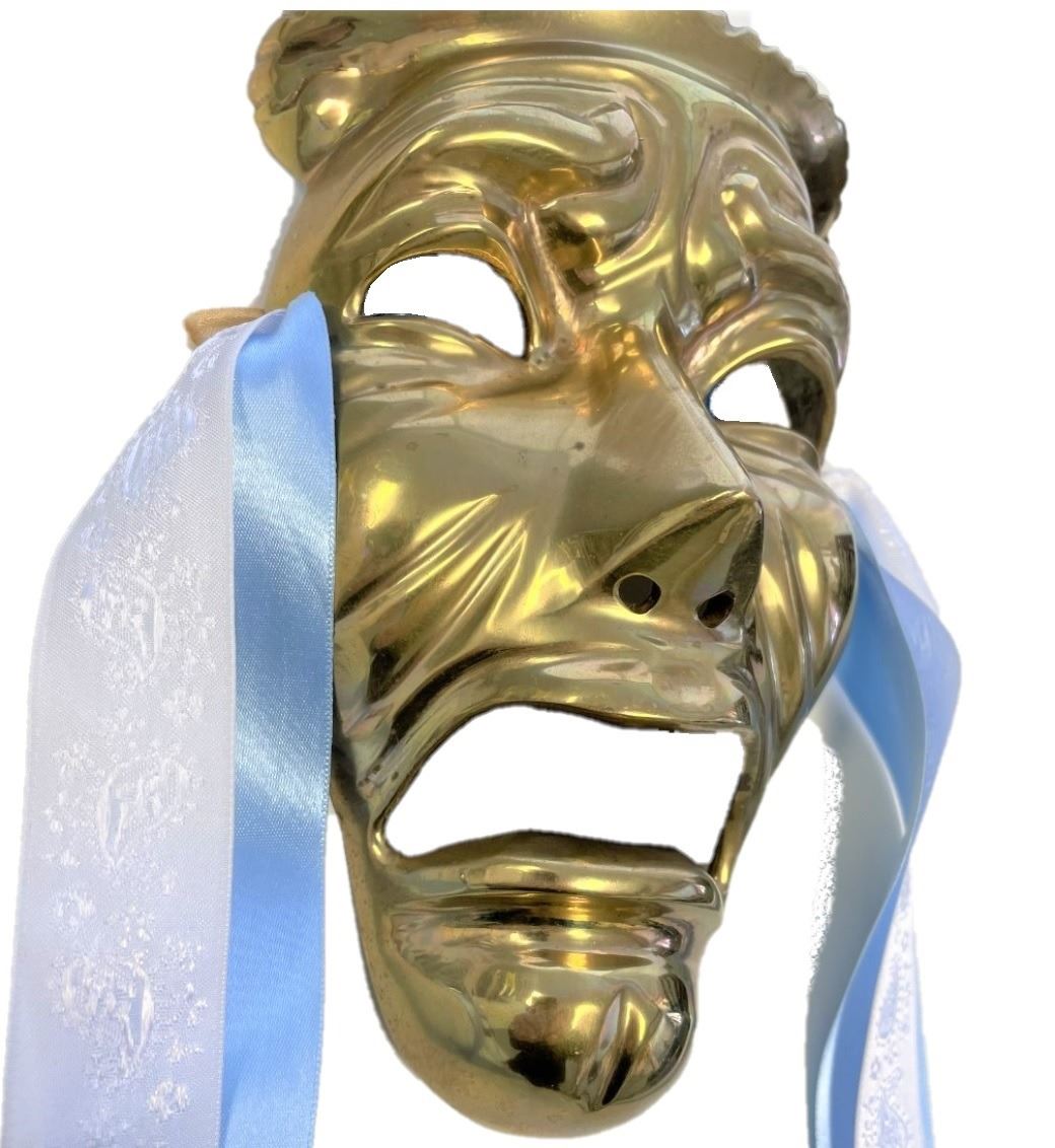 Brass Melpomene , Sad Dramatic Mask