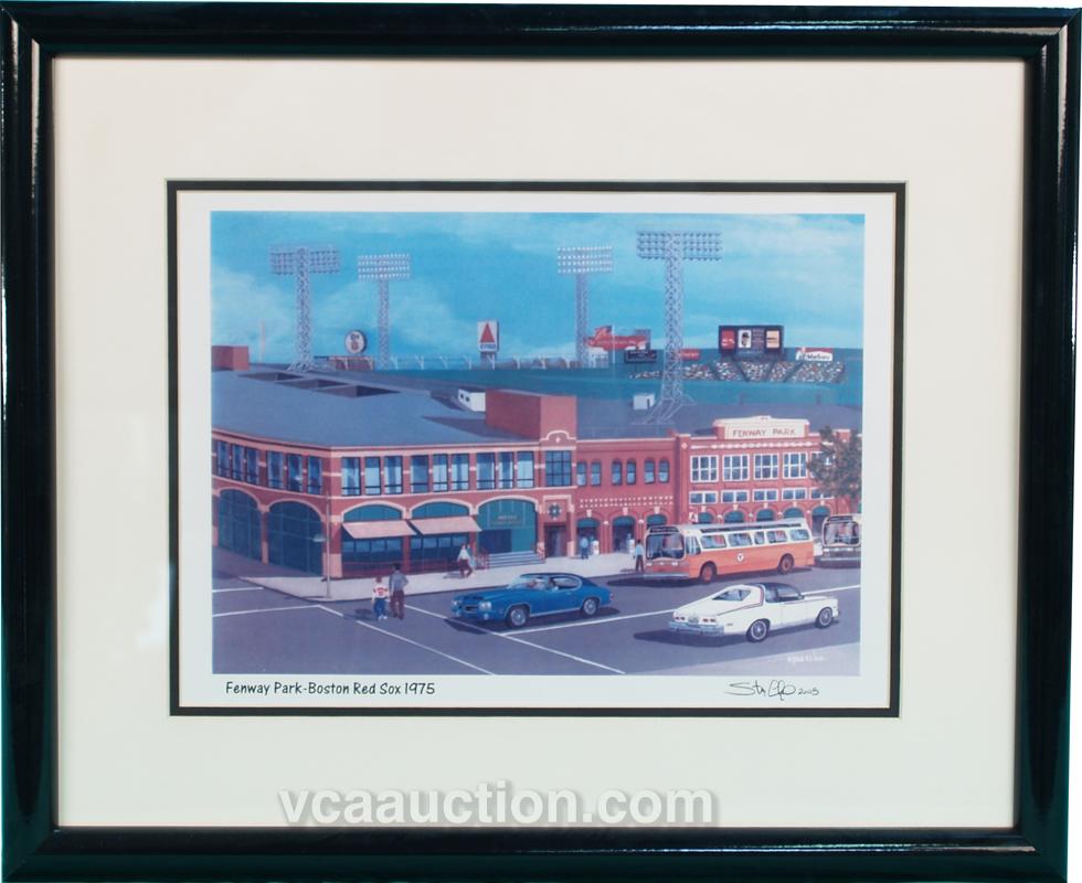Print Of Fenway Park Boston Red Sox 1975 By Stan Cline