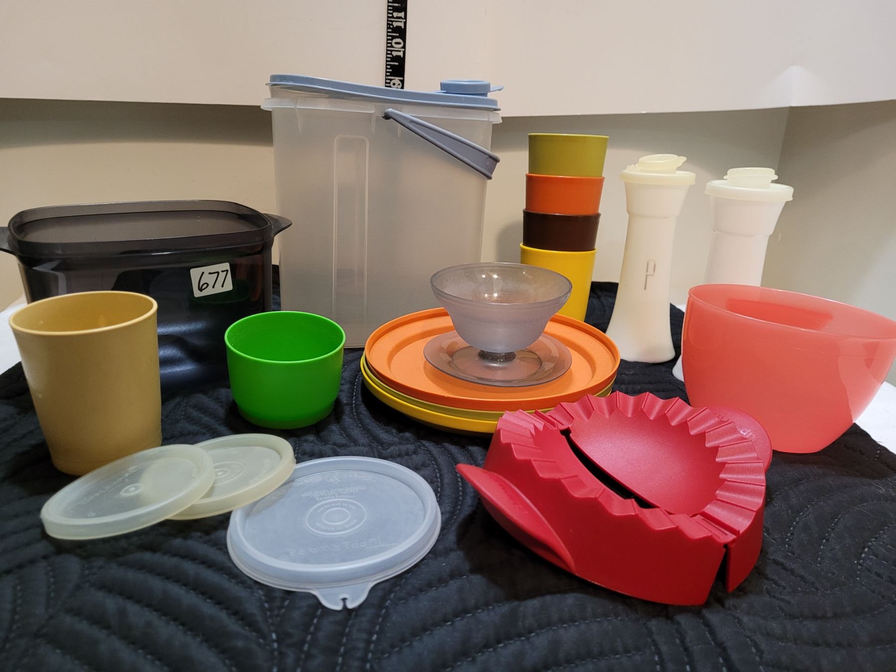 Group of vintage 1970's to 1980's tupperware