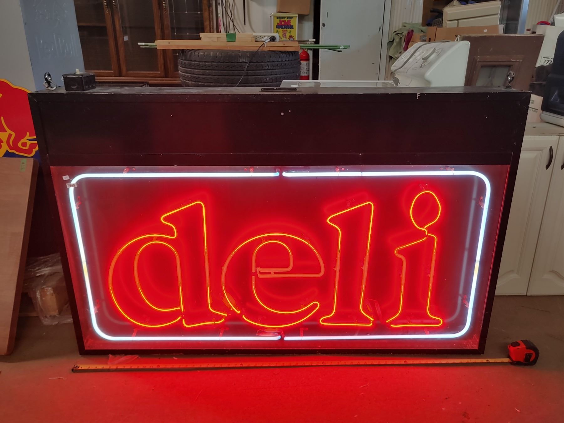 60 X 43" Hanging Deli Sign (Works) - Schmalz Auctions