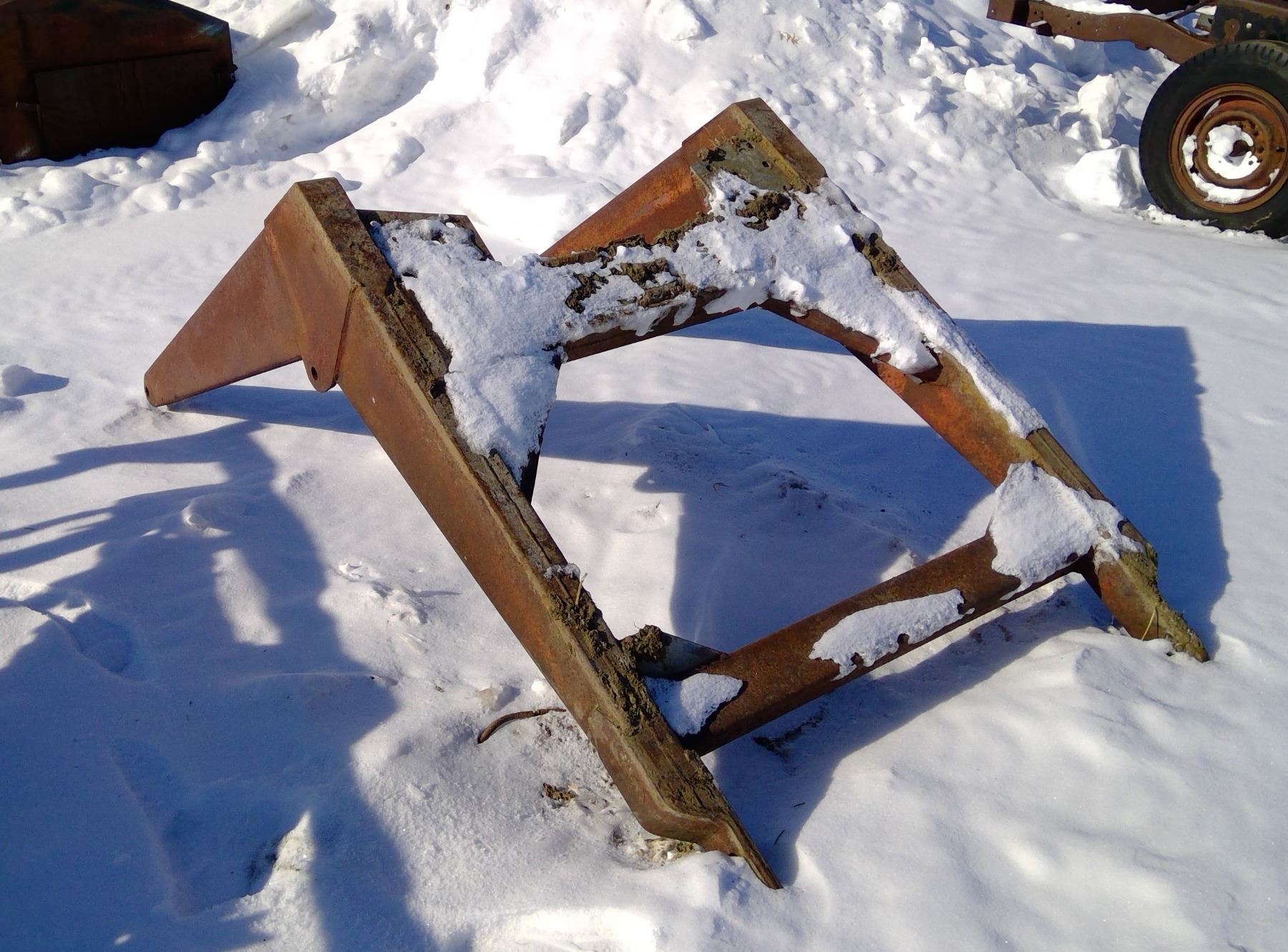 Frame/Arm For Bucket to Mount to Tractors
