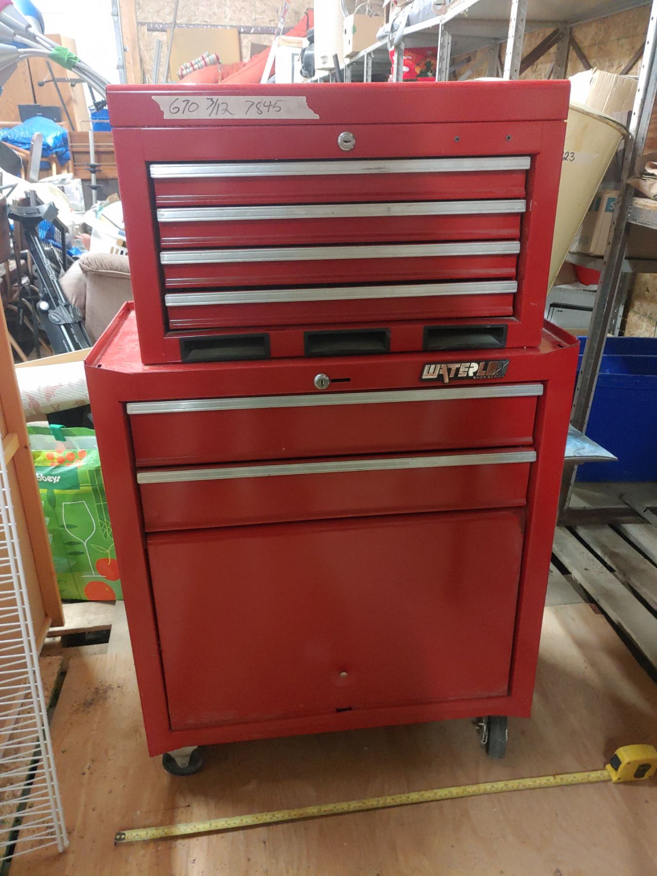 Waterloo 2 Piece Tool Box W/ Keys - Schmalz Auctions