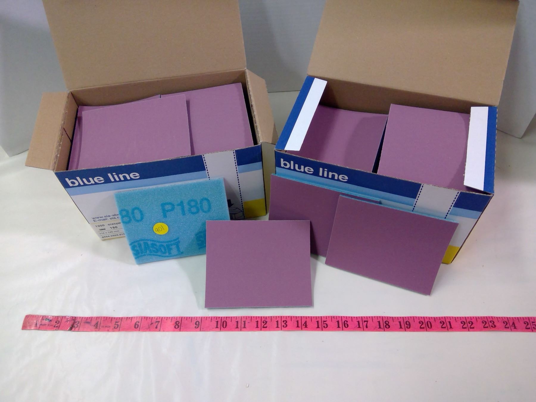 2 Boxes of Sandpaper 180 Grit - 50pc in a box - Schmalz Auctions