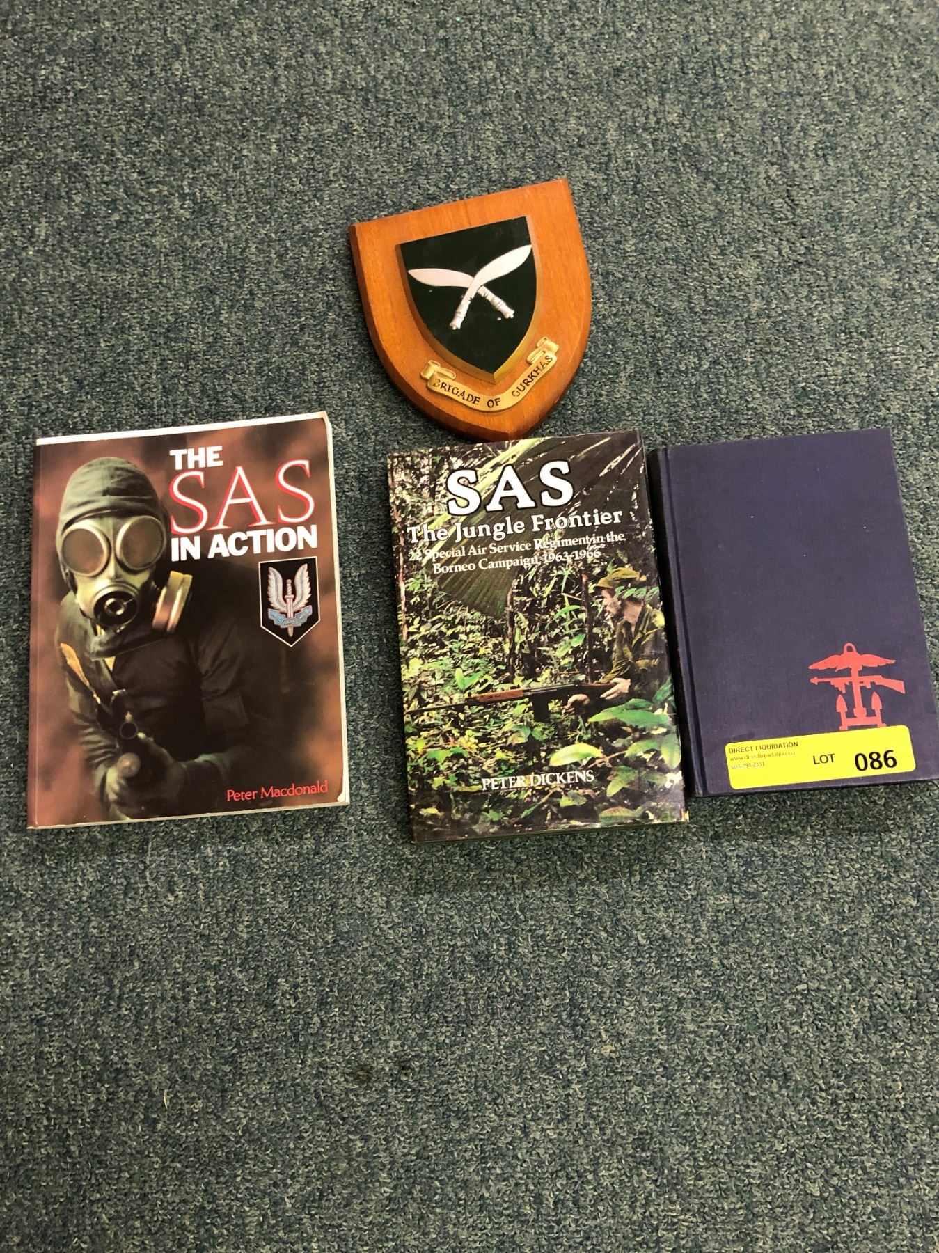 Book lot with crest related to British SAS