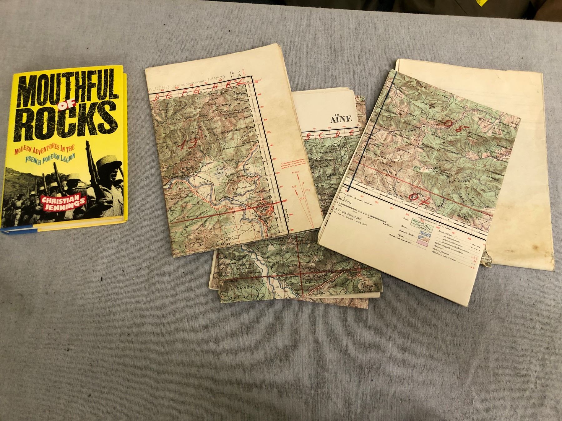 Book on the French Foreign Legion and three French Foreign Legion ...