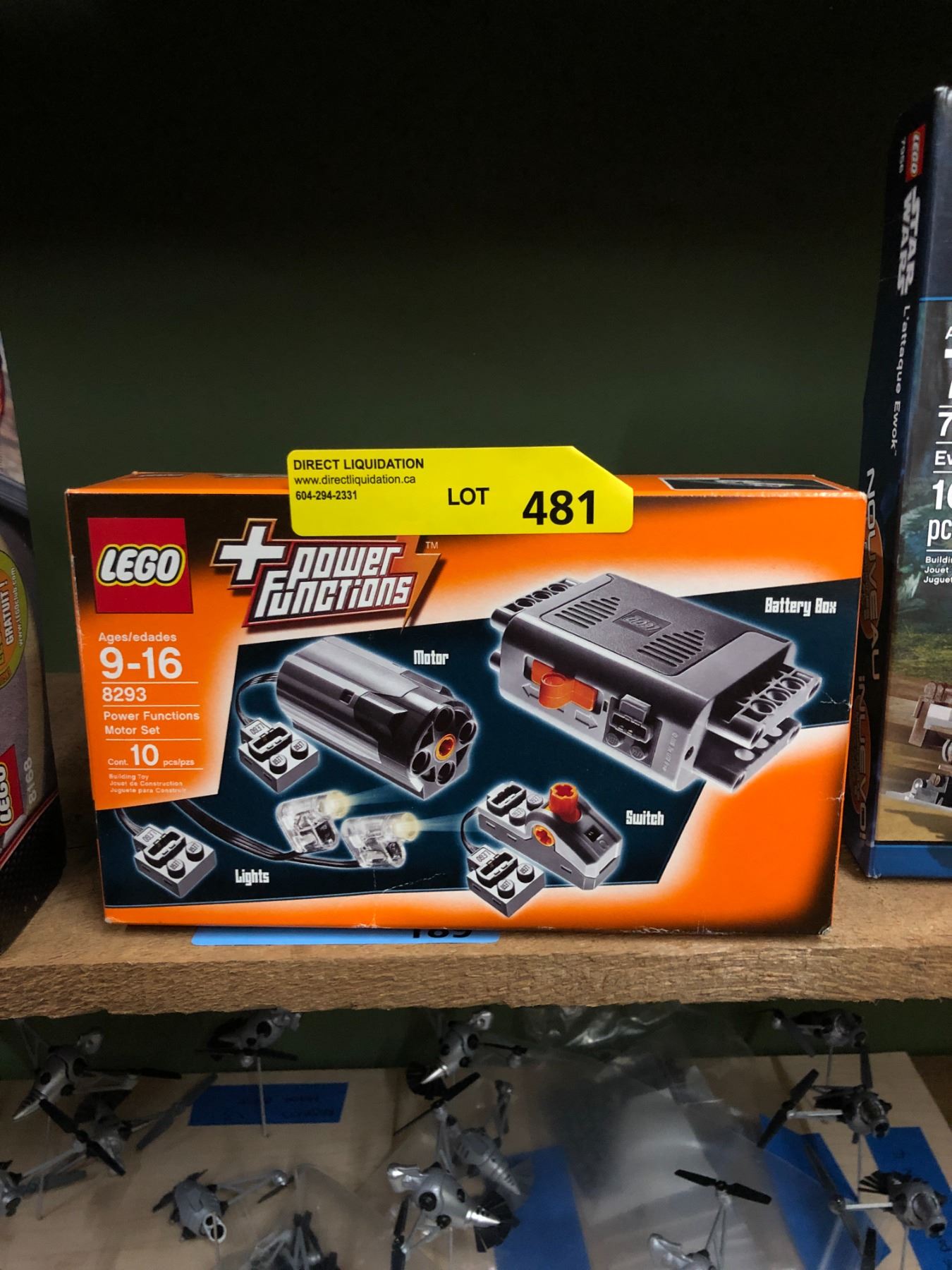 LEGO POWER FUNCTIONS - Model 8293 - Power Functions Motor Set - New in Box