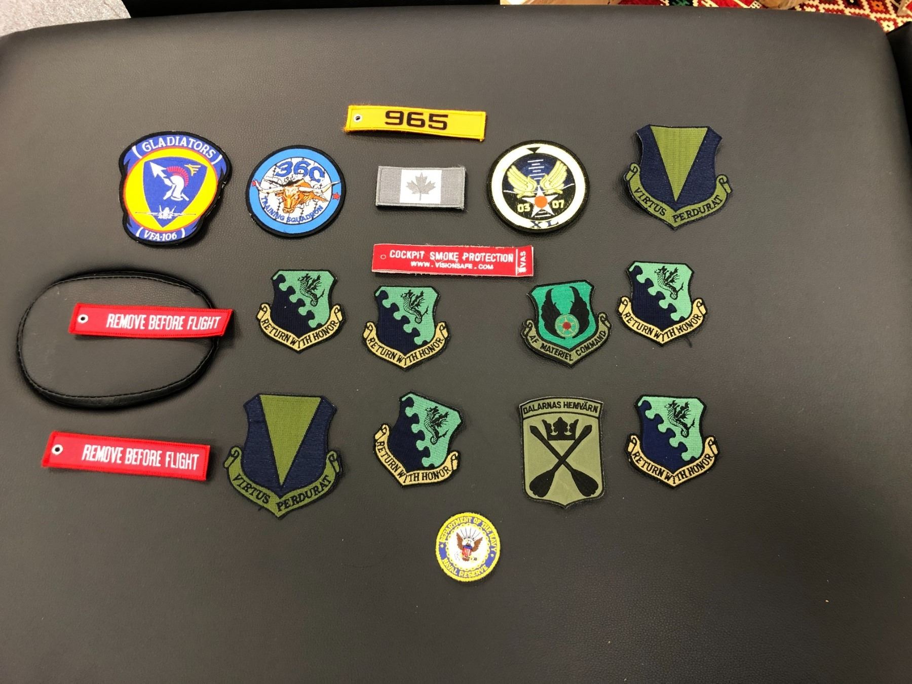Assorted Military Style Badges