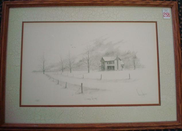 Pencil Signed and Numbered LOUIS JONES Coming Home: